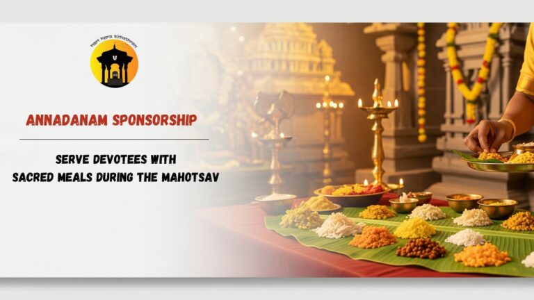 Annadanam Sponsorship – Sacred Gift for Devotees at Mahotsav